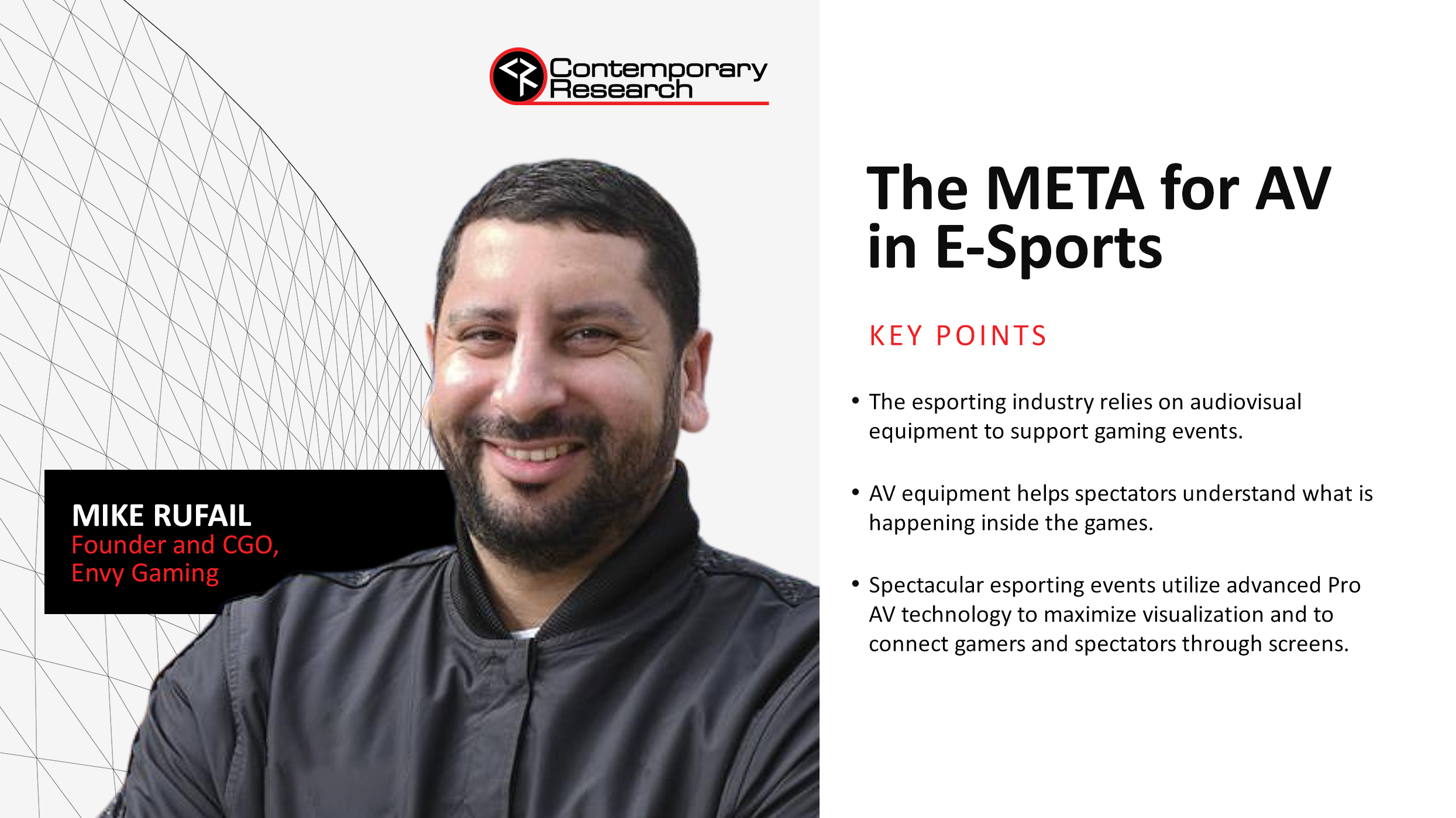 Contemporary Research: The META for AV in E-Sports | Contemporary Research